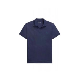 Ralph Lauren Homme, Tops, Bleu, Taille: M Polo avec broderie de poney