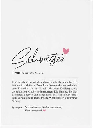 Fjällräven Definition Poster & Kunstdrucke | Weihnachtsgeschenke Schwester Geschenk | Wandbilder Wohnzimmer | Weihnachten Geschenk für Schwester Geburtstag Wandd