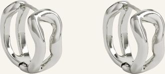 Pompidou Kreolen Melina Sculpted Small By Glambou silber