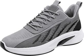 Generic Baskets de course à pied en maille respirante, chaussures de sport à fond souple, confortables, légères, décontractées, polyvalentes, simples, antidér