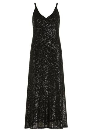 Vera Mont Damen Abendkleid mit Pailletten 34, Schwarz