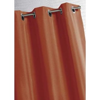 HOME MAISON com Outdoor Stoff Vorhang, Orange, 140 x 260cm