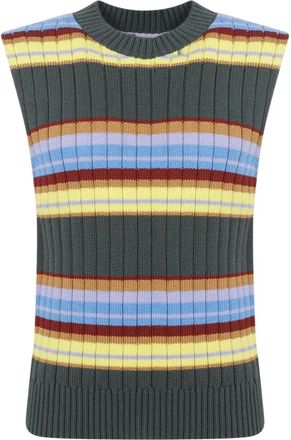 Dries Van Noten Homme, Pulls, Multicolore, Taille: L Mosaic 3730 M.k. T.Top