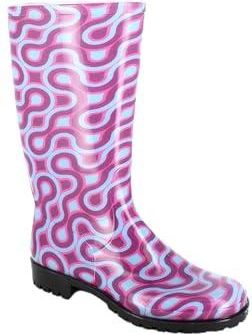 Spirale Femme Daisy Cristal Botte de Pluie, Rose, 37 EU