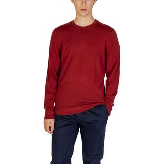 Calvin Klein Homme, Pulls, Rouge, Taille: XS Merino RWS Crew Neck