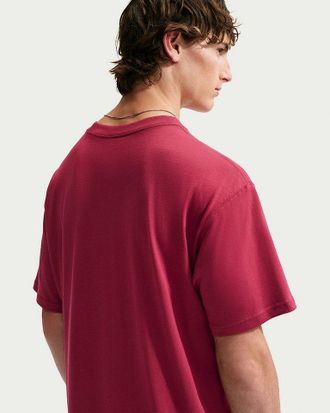 Nike T-Shirt NikeCourt Mens Max90 Tennis T-Shirt mit unifarbenem Design, Kurzarm, aus Jersey, Basic-Passform