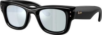 Ray-Ban unisex, Accessoires, Noir, Taille: 50 MM Wayfarer Puffer