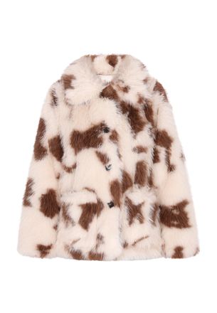 Izia Jacke Damen Wollwei&szlig; braun