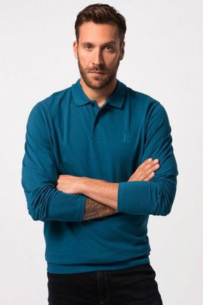 JP1880 Poloshirt Poloshirt Bauchfit Basic Langarm Piqu&eacute;
