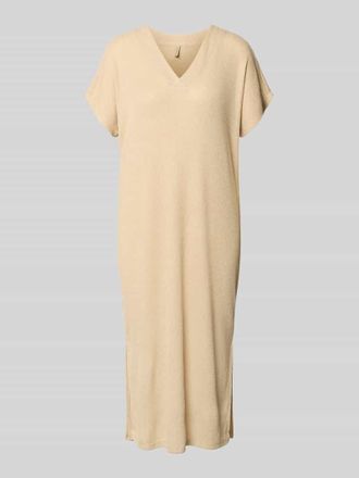 Soyaconcept Strickkleid mit V-Ausschnitt Modell Delia