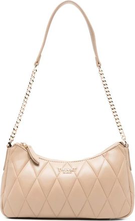 Twinset Femme, Sacs, Beige, Taille: ONE Size Sac bandouli&egrave;re matelass&eacute; &agrave; cha&icirc;ne