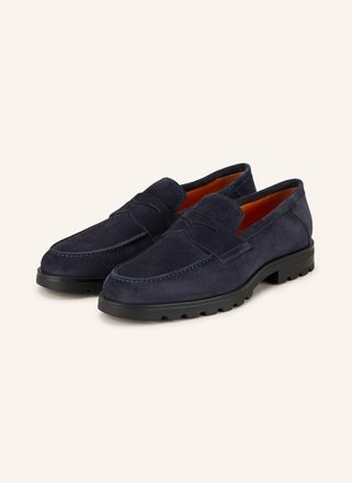 Santoni Penny-Loafer blau