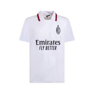 A.C. Milan AC Milan Unisex Maglia Away Replica Stadio, Stagione 2024/25 Offizielles Fu&szlig;ball-T-Shirt, Wei&szlig;, XXL