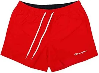 Champion Legacy Short de Bain AC Small Logo - Rouge Intense - Taille L