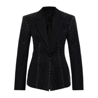 The Attico Wollblazer mit Pailletten - - Jackets - Damen - Schwarzk - S