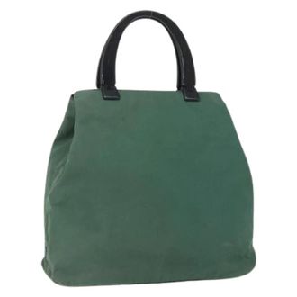 Prada Pre-owned Nylon Handbag - - Pre-owned - Damen - Gr&uuml;n - ONE SIZE