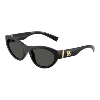 Dolce & Gabbana Lunettes de soleil oeil de chat - Femme - Accessoires - Noir - Taille: 54 MM