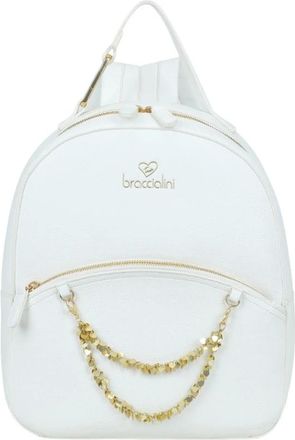 Braccialini Femme, Sacs, Blanc, Taille: ONE Size Amy Backpack