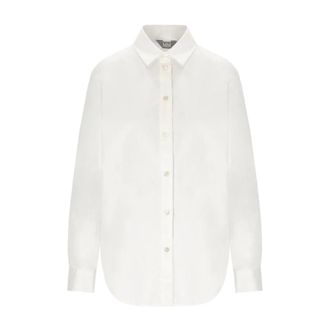 Max Mara Femme, Blouses et Chemises, Blanc, Taille: 36 FR Dionea Shirt