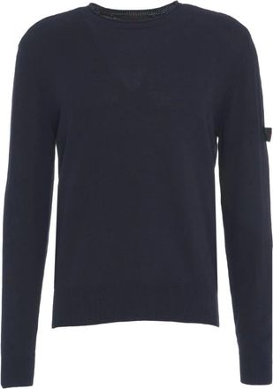 Peuterey Homme, Pulls, Bleu, Taille: M Pull en Tricot Bleu Confort &Eacute;l&eacute;gant