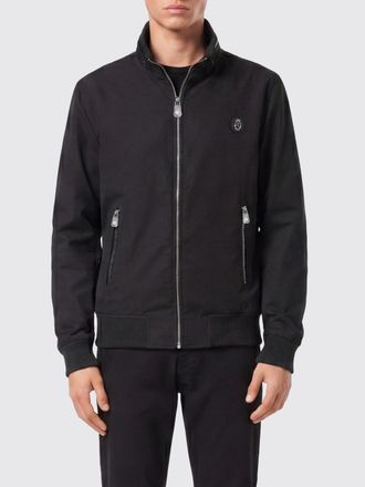 Billionaire Boys Club Baumwoll-Bomberjacke mit Pythonleder-Eins&auml;tzen