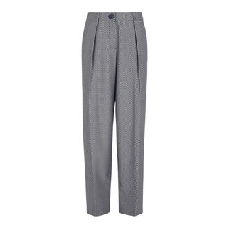 A|X Armani Exchange Karierte Racing-Stil Damen Hose - - Trousers - Damen - Grau - XS