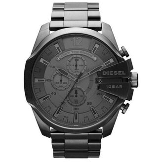 Diesel DZ4282 Chronograph Grau Zifferblatt Gunmetal Herrenuhr