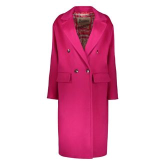 Herno Eleganter Mantel mit wendbarem Kragen - - Coats - Damen - Rosa - 2XS