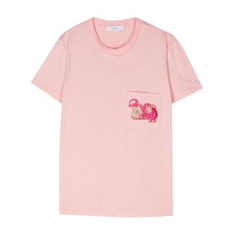 Max Mara Femme, Tops, Rose, Taille: 36 FR T-shirt en coton