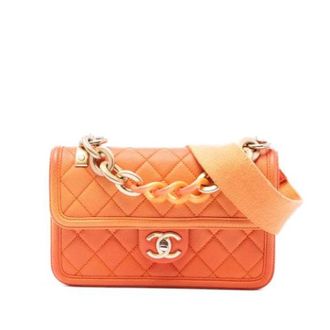 Chanel Sac bandouli&egrave;re Chanel Pre-owned Sunset On The Sea - Femme - Pre-owned - Orange - Taille: ONE Size