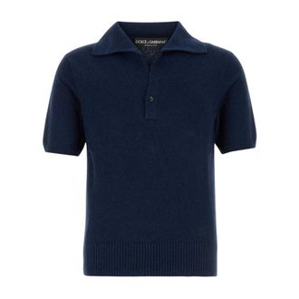 Dolce & Gabbana Polo - - Tops - Herren - Blau - M