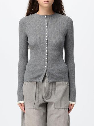 Eleh Slim Fit Cardigan aus gerippter Wollmischung mit Rundhalsausschnitt und Kn&ouml;pfen