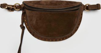 Isabel Marant Sac Banane Skano Cuir Suédé Bronze
