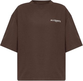 AllSaints Femme, Tops, Brun, Taille: 38 FR T-shirt oversize Guardian Amelie