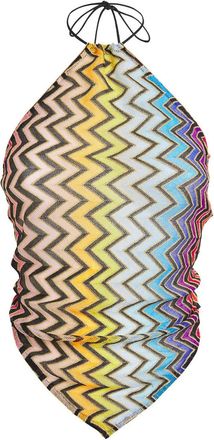 Missoni Multi Zigzag Halterneck Top Size XS