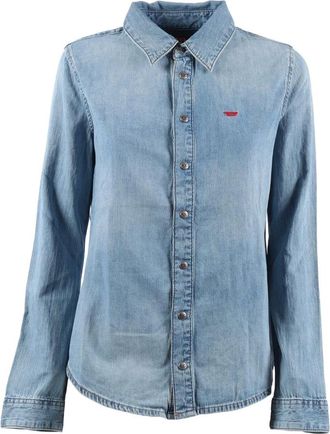 Diesel Femme, Blouses et Chemises, Bleu, Taille: 40 FR De-Eazy Camicia