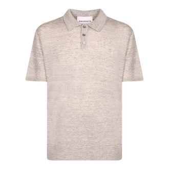 Amaranto Kurz&auml;rmeliges Poloshirt - - Tops - Herren - Grau - L