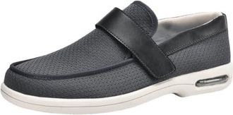 Generic Femmes Hommes Chaussures Diabétiques Large Largeur Oedème Chaussures Antidérapant Mousse à Mémoire De Forme De Marche Baskets pour Personnes Âgées Pie