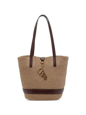 Chlo&eacute; Sac panier Rafia Charms Chlo&eacute;