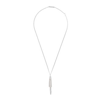 AMBUSH Halskette mit silberner Messing-Stifth&uuml;lse - - Accessories - unisex - Grau - ONE SIZE