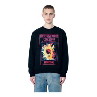 Thisisneverthat Basketball Hoop Strickpullover - - Knitwear - Herren - Schwarzk - M