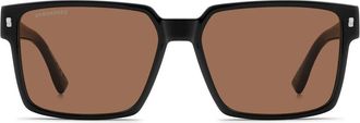 Dsquared2 unisex, Accessoires, Noir, Taille: 58 MM D2 0202/G/S Lunettes de soleil