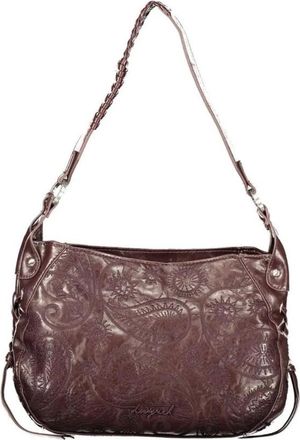 Desigual Umh&auml;ngetasche mit Blumenpr&auml;gung - - Bags - Damen - Braun - ONE SIZE