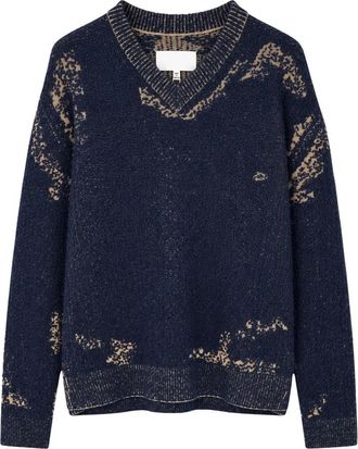 Maison Margiela Acid Knit Pullover - - Knitwear - Herren - Blau - L