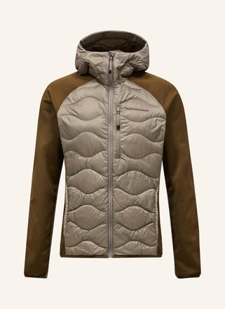 Peak Performance Hybrid-Daunenjacke Helium Hooded braun