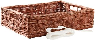 Aubry Gaspard Panier ouvreuse cinéma en osier Avec sangle ajustable à poser