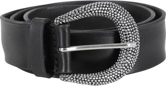 Orciani Femme, Accessoires, Noir, Taille: 90 CM Ceinture en cuir souple Bull