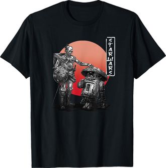 Star Wars Visions Samurai Droid Sunset T-Shirt