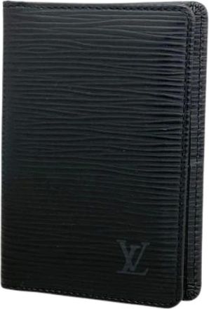 Louis Vuitton unisex, Pre-owned, Noir, Taille: ONE Size Portefeuille en tissu Pre-owned