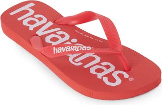 Havaianas Unisex Erwachsene Top Logomania Flipflop, Ruby Red